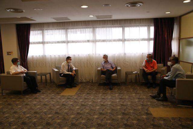 Taken at: Covid-19 vaccination at the Singapore General