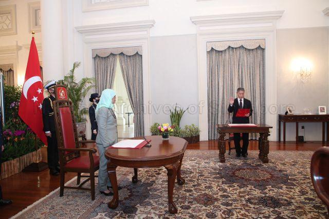 Taken at: Swearing-in and re-appointment ceremony of Justice