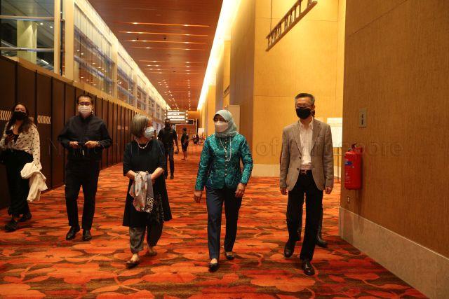 Taken at: Light Up Ceremony of ChariTrees 2021 at Marina Bay