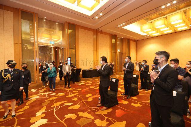 Taken at: Light Up Ceremony of ChariTrees 2021 at Marina Bay