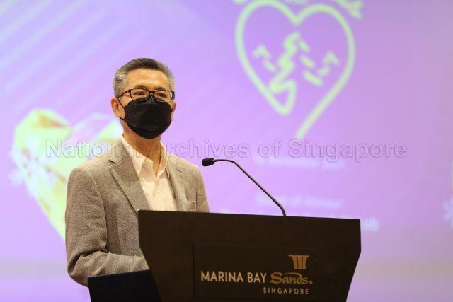 Taken at: Light Up Ceremony of ChariTrees 2021 at Marina Bay