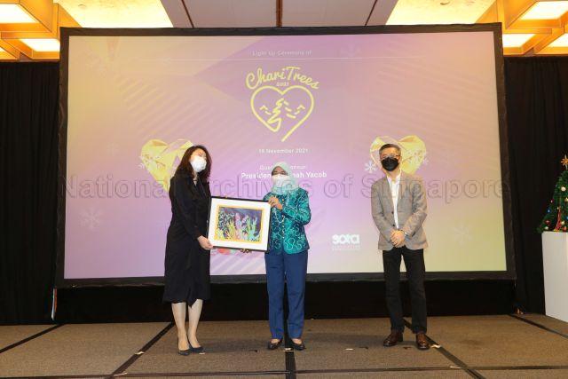 Taken at: Light Up Ceremony of ChariTrees 2021 at Marina Bay