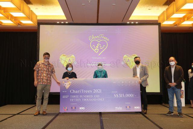 Taken at: Light Up Ceremony of ChariTrees 2021 at Marina Bay