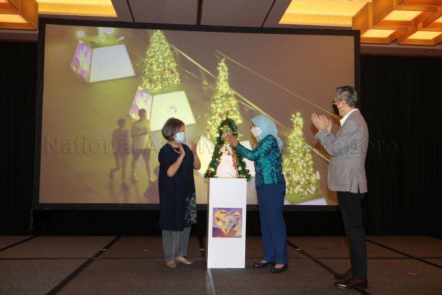 Taken at: Light Up Ceremony of ChariTrees 2021 at Marina Bay