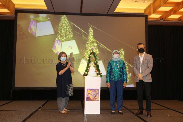 Taken at: Light Up Ceremony of ChariTrees 2021 at Marina Bay