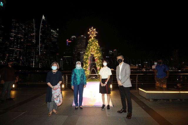 Taken at: Light Up Ceremony of ChariTrees 2021 at Marina Bay