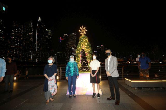 Taken at: Light Up Ceremony of ChariTrees 2021 at Marina Bay
