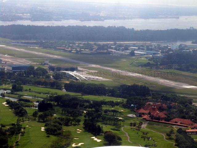 Aerial photograph of the Seletar Camp