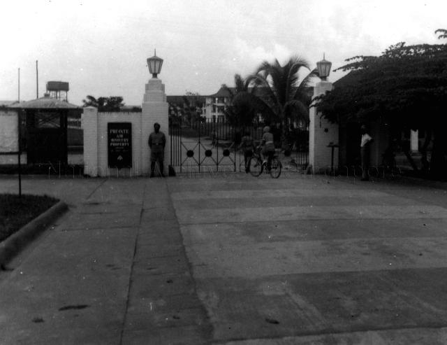 Photograph of Seletar Camp main gate
