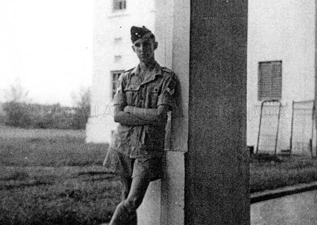 Photograph of Corporal Percy Ralph Witt on the day of his