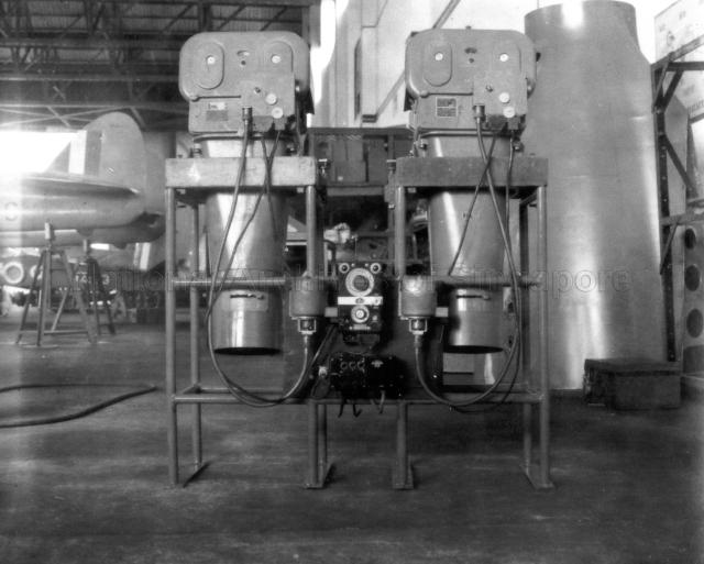 Photograph of a F52 camera pack for aerial photo-