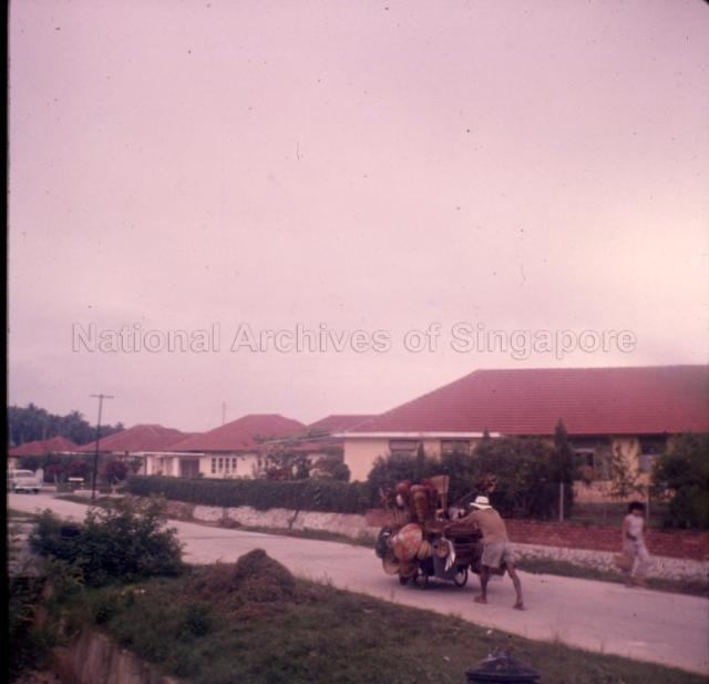 Photograph of quarters located outside Royal Air Force (RAF