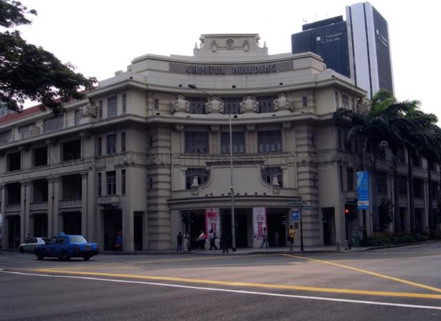 Photograph of the Capitol Building at the junction of