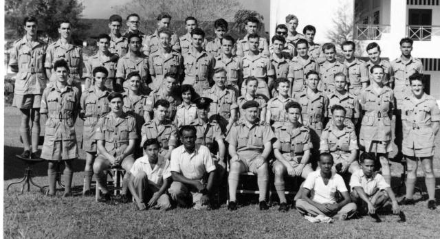 Group photograph of the Signals Section, Royal Air Force