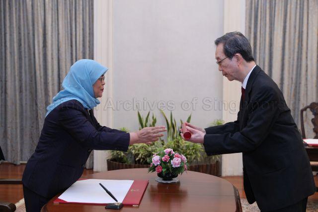 Taken at: Swearing in of Judges at Istana Pictured: