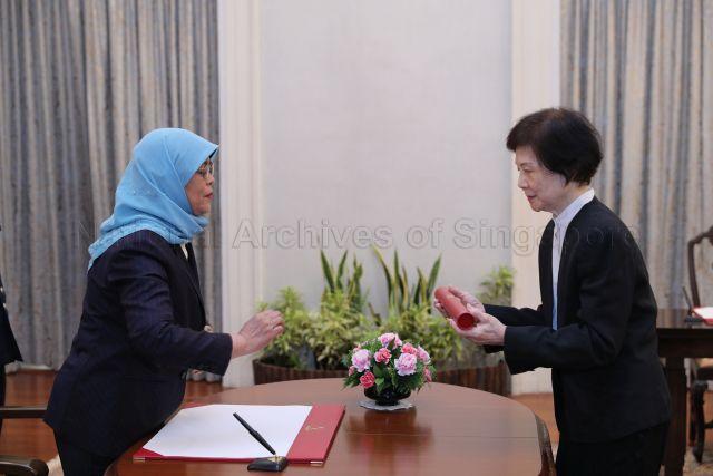 Taken at: Swearing in of Judges at Istana Pictured: