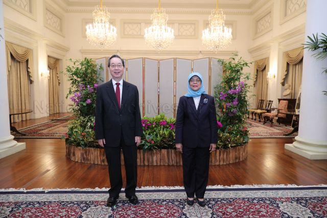 Taken at: Swearing in of Judges at Istana Pictured: