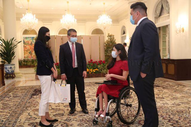 Taken at: Lunch hosted by President Halimah Yacob for Yip