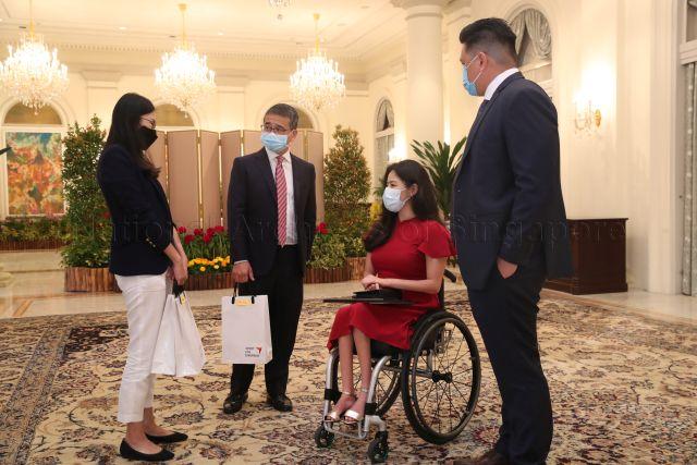 Taken at: Lunch hosted by President Halimah Yacob for Yip