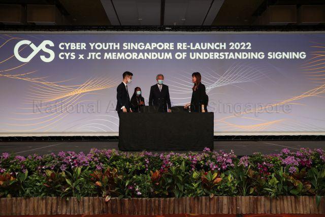 Taken at: Re-Launch of Cyber Youth Singapore (CYS) 2022