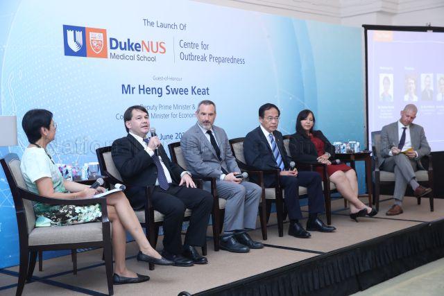 Taken at: Launch of the Duke-NUS Centre for Outbreak