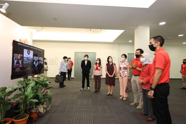 Taken at: President Halimah Yacob’s visit to National Day