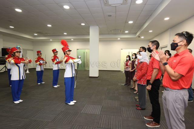 Taken at: President Halimah Yacob’s visit to National Day