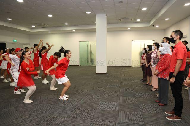 Taken at: President Halimah Yacob’s visit to National Day