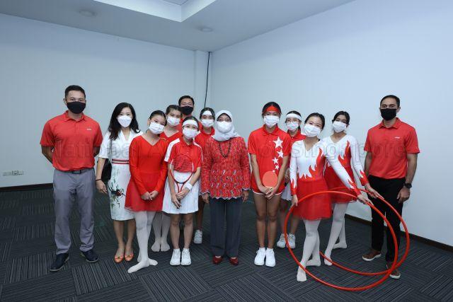 Taken at: President Halimah Yacob’s visit to National Day