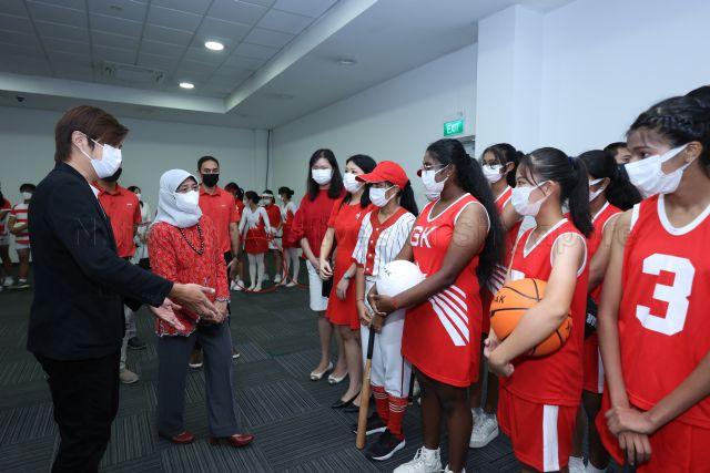 Taken at: President Halimah Yacob’s visit to National Day