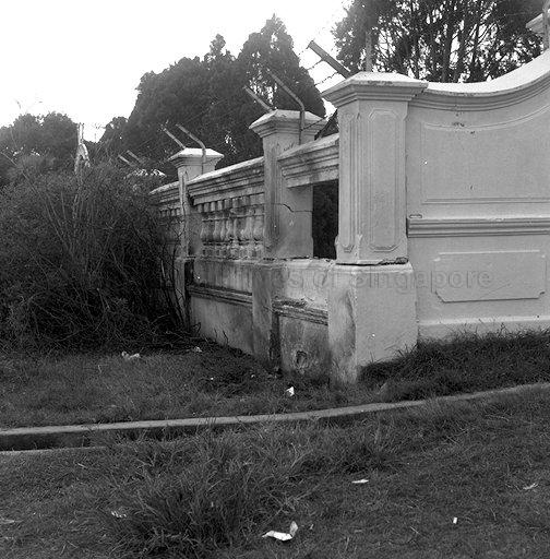 BOMB EXPLOSION AT THE END OF NALLUR ROAD, WHICH TORE OPEN
