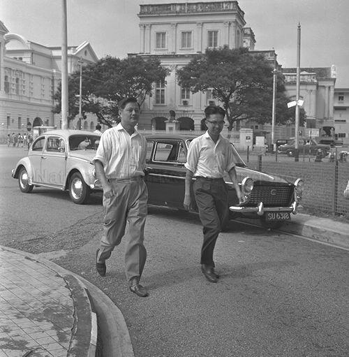 MR LIN YOU ENG, ONE OF THE ACCUSED, ARRIVING AT HIGH COURT