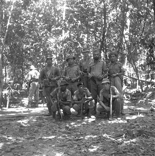 SINGAPORE INFANTRY REGIMENT (SIR) IN OPERATION IN JUNGLE AT