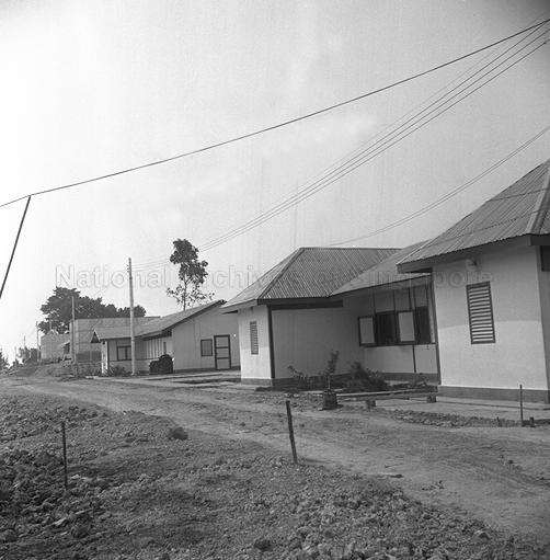 HOUSES BUILT BY INMATES AT PULAU SENANG PENAL SETTLEMENT