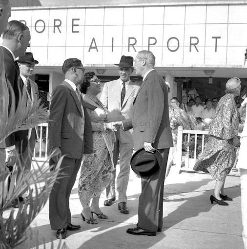 CHIEF MINISTER LIM YEW HOCK, HIS WIFE AND GOVERNOR SIR