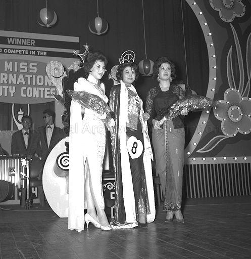 NANCY LIEW, 21-YEAR-OLD AIR HOSTESS, WHO WAS ELECTED MISS