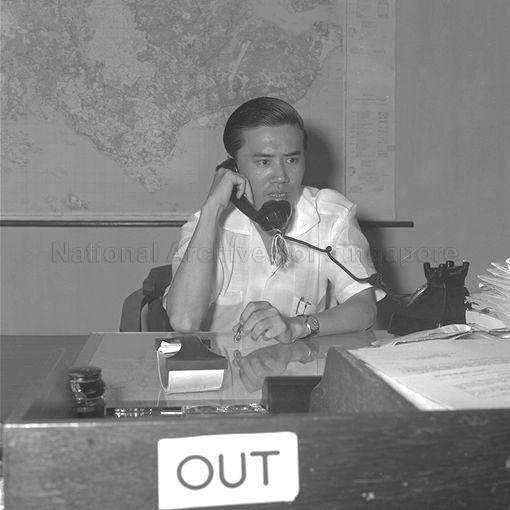 LIM CHIN SIONG AT HIS OFFICE