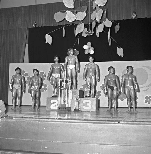 BODYBUILDING COMPETITION AT THE NATIONAL THEATRE