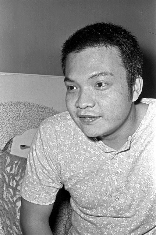 INDONESIAN-BORN PAINTER TAN SWEE HIAN AT HIS HOME IN LORONG