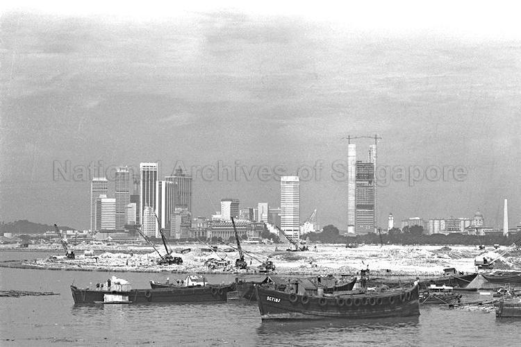 THE CITY AREA SKYLINE SEEN FROM MERDEKA BRIDGE