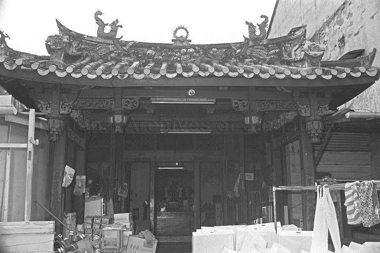 Temple was set up in 1849, under the leadership of prominent