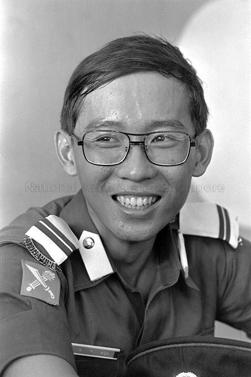 KOH KAY YONG, 19, A PRESIDENT'S SCHOLAR, RECEIVED THE