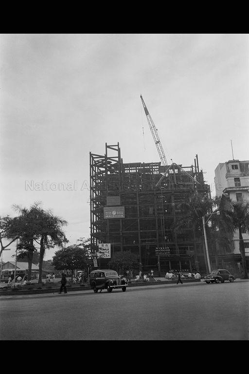 CONSTRUCTION OF ASIA INSURANCE BUILDING AT FINLAYSON GREEN