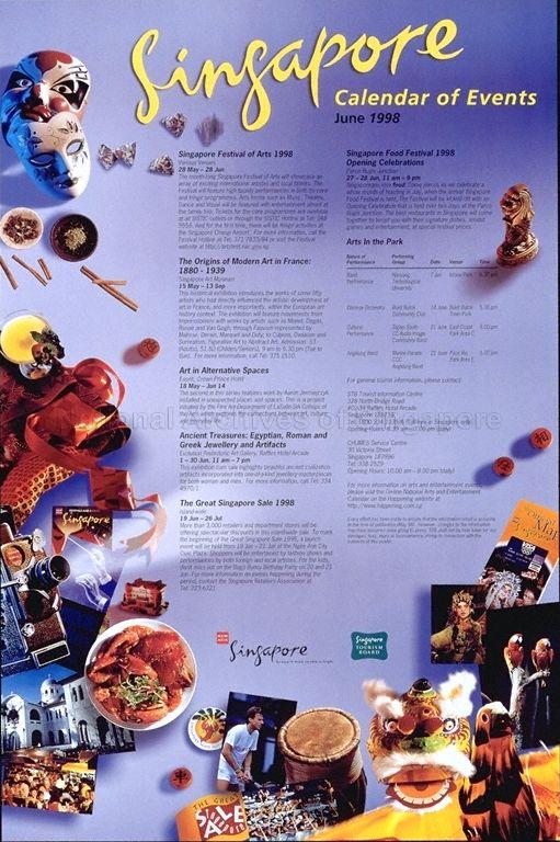 Singapore : Calendar of Events June 1998