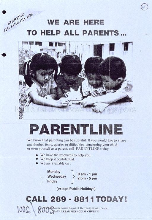 Parentline * We Are Here To Help All Parents…