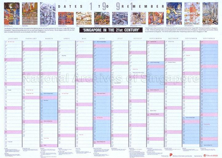 1991 Dates To Remember * 'Singapore In The 21st Century'