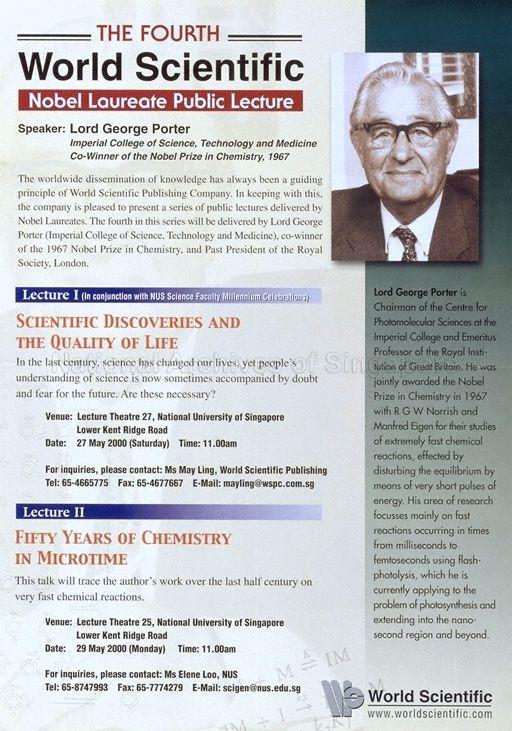 The Fourth World Scientific Nobel Laureate Public Lecture