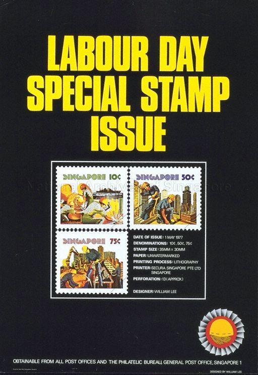 Labour Day special stamp issue : date of issue, 1 May 1977.