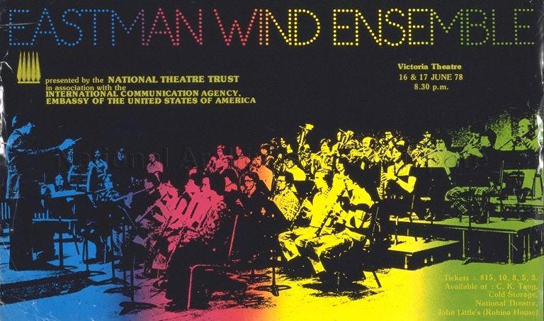 Eastman Wind Ensemble : Victoria Theatre, 16 & 17 June 78,