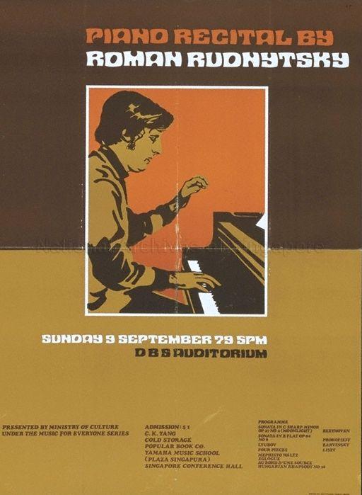 Piano recital by Roman Rudnytsky : , Sunday, 9 September 79